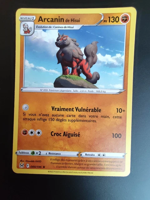 CARTE POKÉMON ARCANIN 084/196 Rare EB11 Origine Perdue NEUF EUR 1,85 - PicClick FR