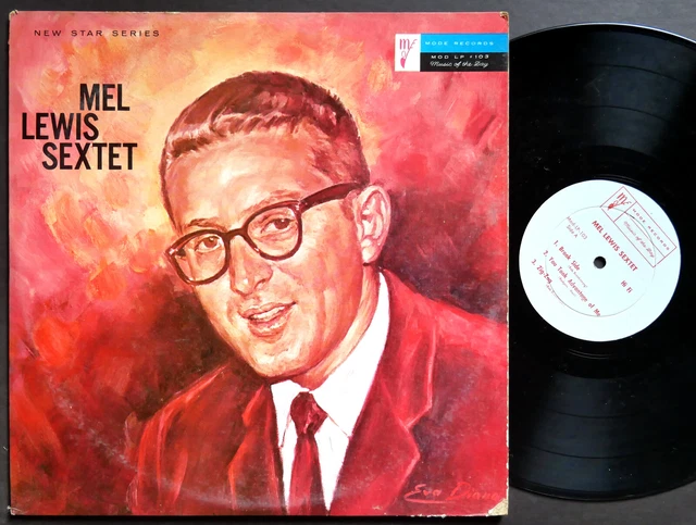 MEL LEWIS SEXTET LP MODE RECORDS MOD LP #103 DG MONO Charlie Mariano ...