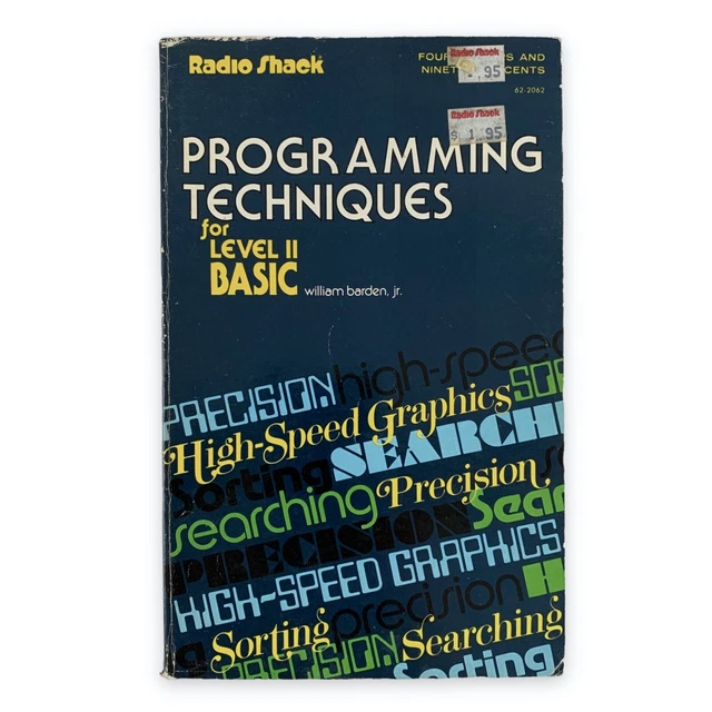 PROGRAMMING TECHNIQUES FOR Level II BASIC Book VTG 1981 Tandy Radio Shack £26.23 - PicClick UK