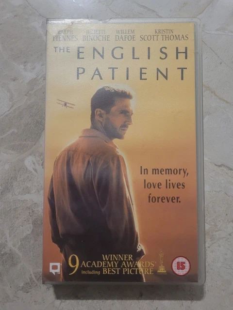 THE ENGLISH PATIENT- Ralph Fiennes (VHS Tape) [013] £5.69 - PicClick UK