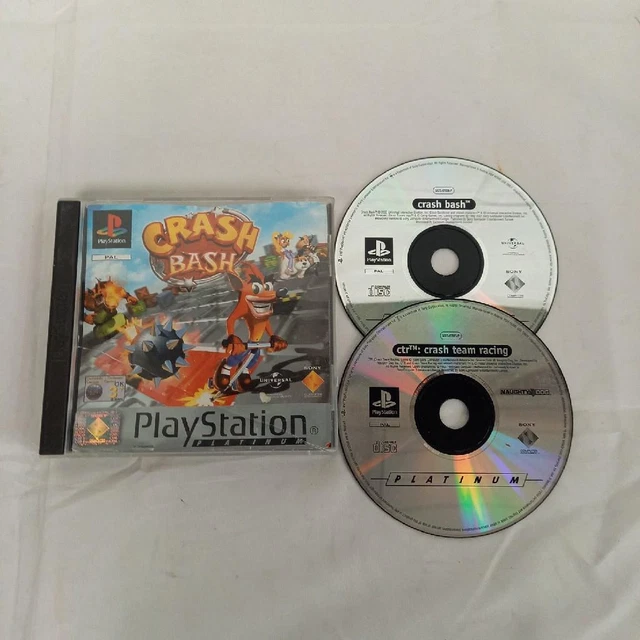 CRASH BASH & CTR - Crash Team Racing Disc - Sony PlayStation 1 (PS1) £9 ...