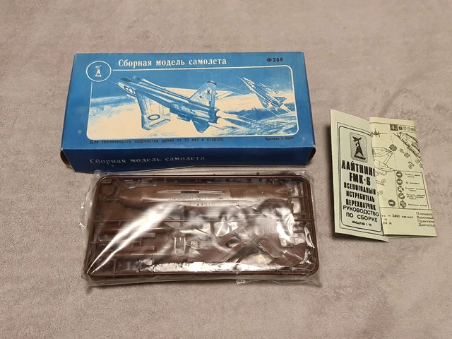 VINTAGE USSR.COMBINED MODEL of the aircraft F266 scale 1:72. £29.69 ...