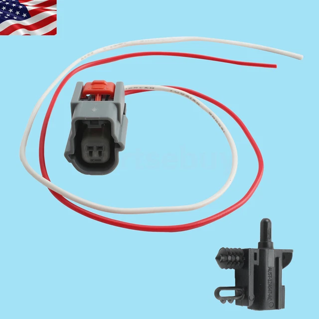 AMBIENT AIR TEMPERATURE Sensor & Connector Pigtail Wiring Plug For Ford ...