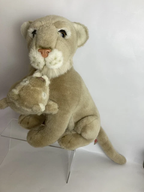 KEEL COLLECTION LIONESS & Cub Stick On Plush, Soft Toy £24.99 - PicClick UK