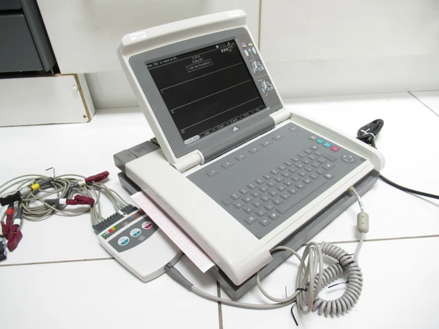 GE MAC 5500 Patient Cardiac Ecg/Ekg Electrocardiograph Cardiology ...