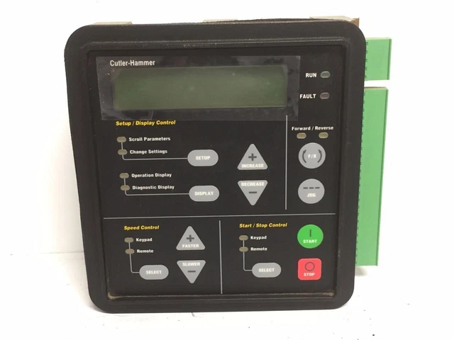 CUTLER HAMMER CONTROL Operator Panel Board AF95 Keypad VFD 15-1086-3A ...