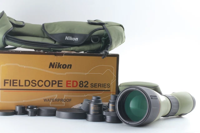 NIKON FIELDSCOPE ED82 with 30x wide angle and 25-75 zoom eyepieces. £ ...