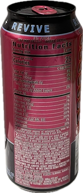 NEW REHAB MONSTER ENERGY WILD BERRY TEA DRINK RECOVER 1 FULL 16 FLOZ ...