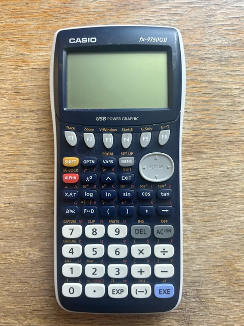CASIO FX-9750GII SCIENTIFIC Graphical Calculator for GCSE AS/A-Level £10.00 - PicClick UK