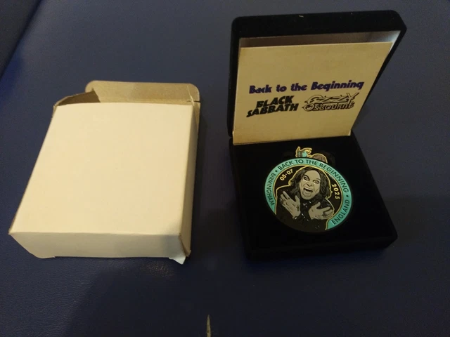 BLACK SABBATH OZZY Osbourne Back To The Beginning Coin Authentic + 2 ...