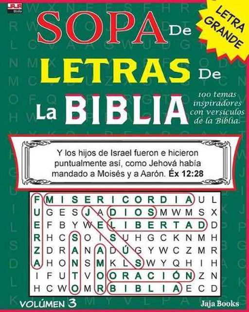 SOPA DE LETRAS de la BIBLIA, Vol by Jaja Jaja Books (Spanish) Paperback Book EUR 18,08 - PicClick DE