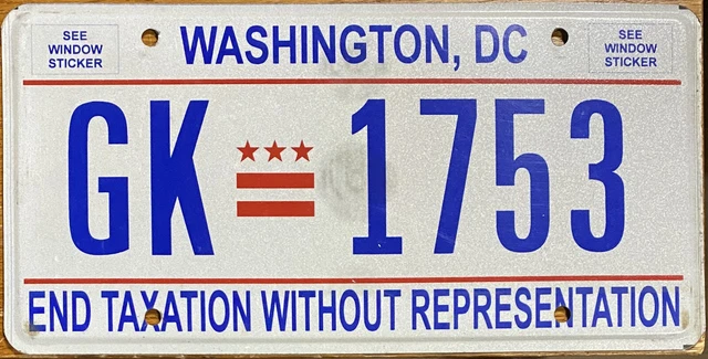 👌🚨🚨☀ USA 2020'S WASHINGTON DC LICENSE PLATE. $38.49 - PicClick CA