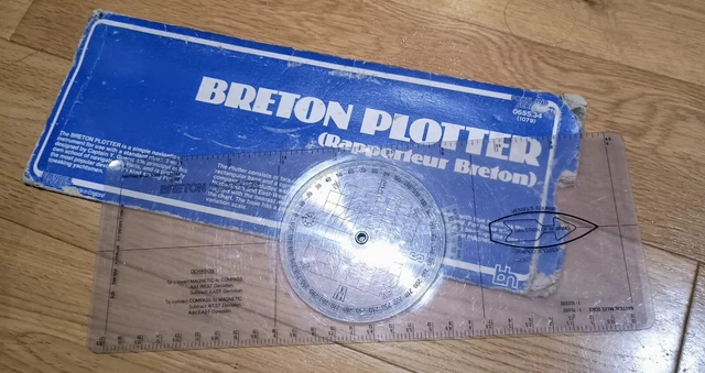ORIGINAL BRETON PLOTTER for Yacht/ Sailing/ Navigation / Fishing Boat ...
