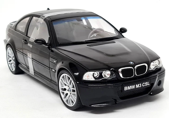 SOLIDO 1/18 - BMW M3 CSL E46 Black Carbon 2003 Diecast Scale model car ...