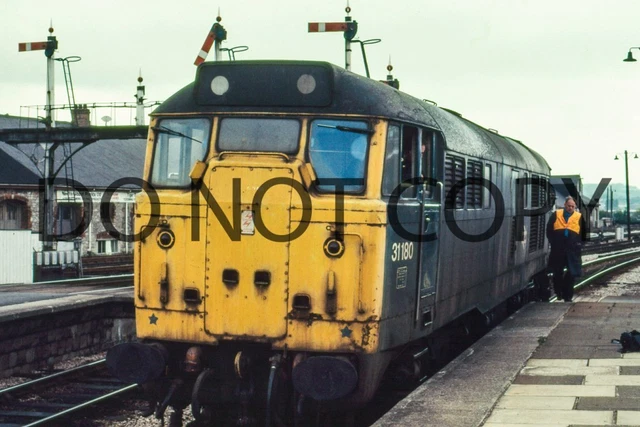 UK DIESEL TRAIN Railway Photograph Of Class 31 31180 Loco. (Rm31-168) £ ...