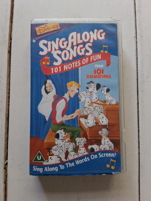 DISNEY SING ALONG Songs 101 Notes of Fun (1995 VHS) £6.01 - PicClick UK