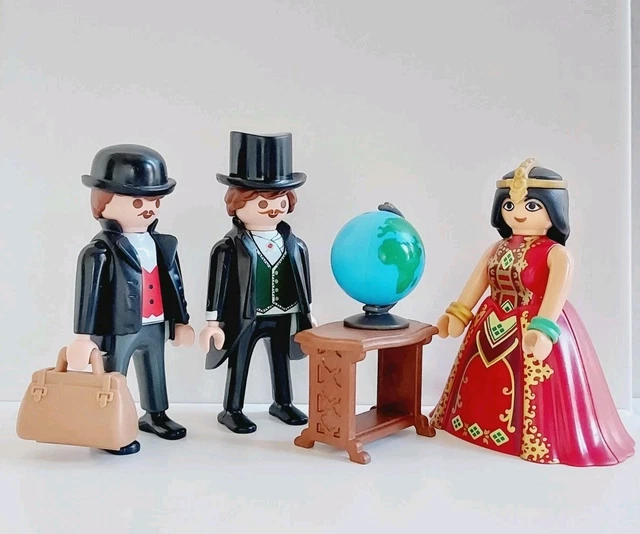 PLAYMOBIL LE TOUR DU MONDE EN 80 JOURS Jules VERNE Phileas Fogg Mrs ...