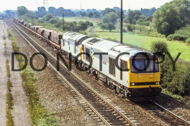 UK DIESEL TRAIN Railway Photograph Of Class 60 60013 Loco. Rm60-72 £1. ...