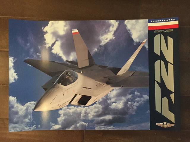 GLOSSY IN COLOR Lockheed-Boeing General Dynamics Aircraft Poster- circa ...