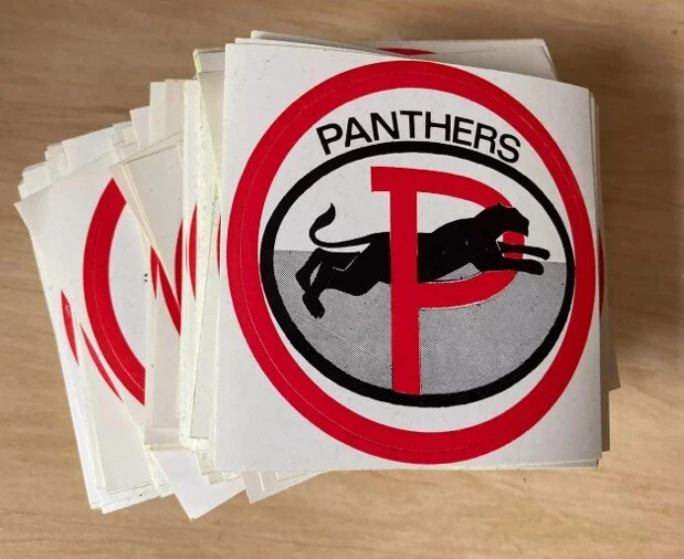 100 X PENRITH Panthers Retro Stickers ARL NRL 1970’s Bundle Near Mint ...
