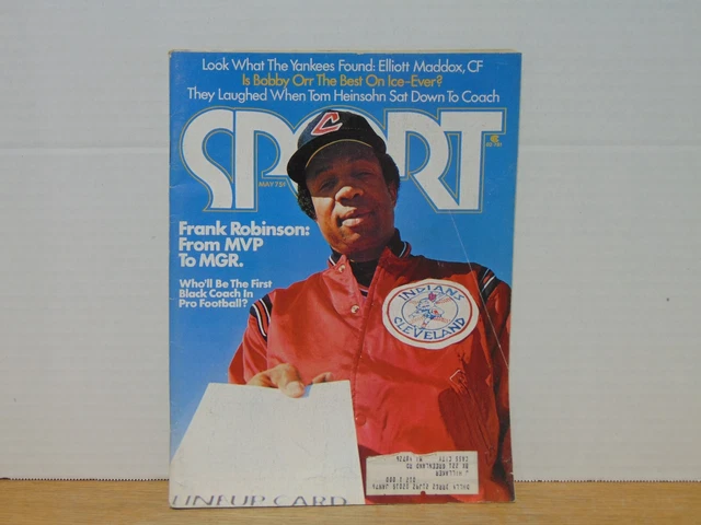 SPORT MAGAZINE VOLUME 60 Number 5 May 1975 Frank Robinson £4.35 ...