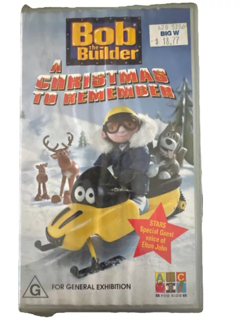 BOB THE BUILDER A Christmas To Remember VHS ABC Video 2002 $18.99 ...