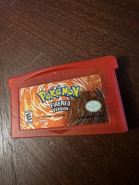 RARE! POKÉMON FIRE Red Version Gameboy Advance Authentic 2001 $149.99 ...