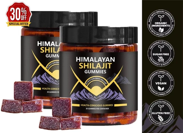 2X PURE HIMALAYAN Shilajit Gummies Lab Tested USA Made - ﻿ £13.46 ...