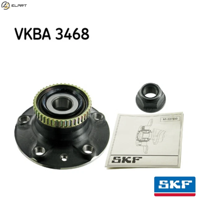 WHEEL BEARING KIT VKBA 3468 FOR RENAULT G8T 760 2.2L N7Q704/700 1.9L ...