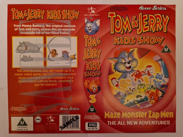 TOM & JERRY Kids Show - Maze Monster Zap Men - Sample Video Sleeve ...