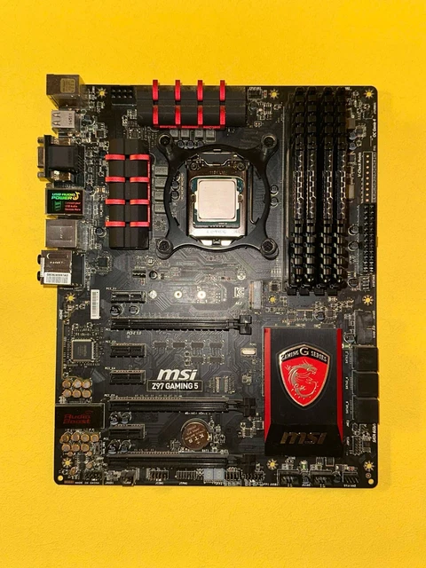 MSI Z97 GAMING 5 Motherboard - i5 4690k CPU £84.99 - PicClick UK