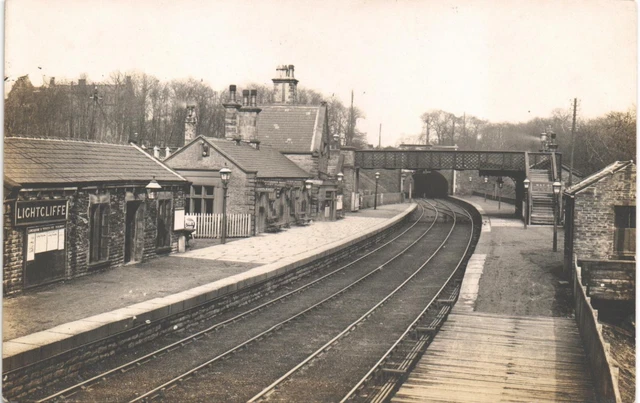 LIGHTCLIFFE NEAR HIPPERHOLME & Halifax. Railway Station. £38.00 ...