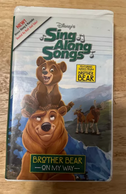DISNEY SING ALONG Songs - Brother Bear On My Way (2003 VHS - Usato ...