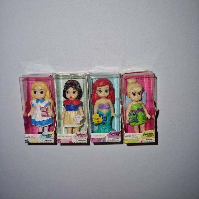 ZURU MINI BRANDS Toys Disney Princess Figures Bundle Set X4 Tinkerbell ...