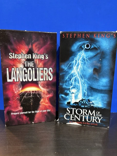 STEPHEN KING VHS Lot Langoliers And Storm If The Century $22.00 ...