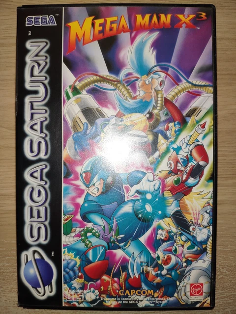 MEGA MAN X3 - Sega Saturn - UK PAL Version - Boxed Without Instructions ...