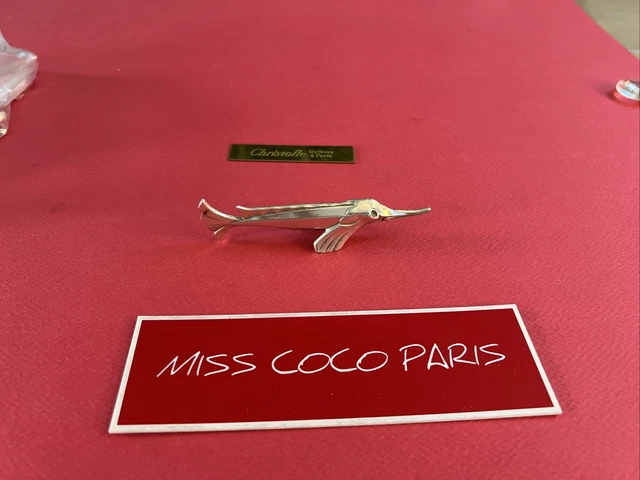 DOOR COUTEAU CLIPPER Swordfish Gallia Metal Silver Very Beautiful ...