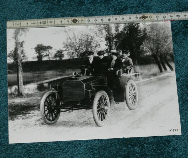 MERCEDES-BENZ 47873 ADOLF Daimler Motor 1901 Werksfoto Foto Photo EUR 1 ...