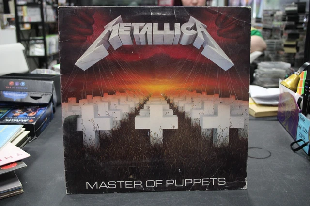 METALLICA MASTER OF PUPPETS VINYL RECORD ORIGINAL ELEKTRA 1986 LP Album ...