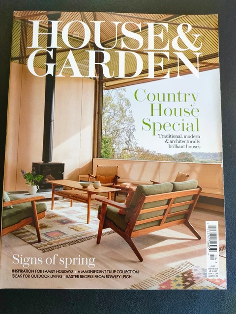 HOUSE AND GARDEN Magazine April 2024, BUMPER issue - FREE postage UK £5 ...