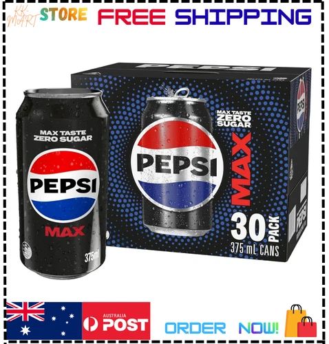 PEPSI MAX ZERO Sugar Cola Soft Drink, 30 x 375ml $28.43 - PicClick AU