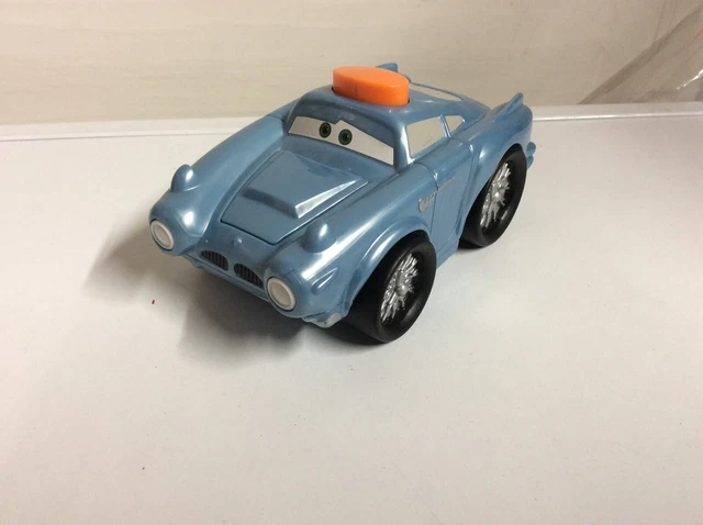 DISNEY PIXAR CARS 2 Finn Mcmissile Talking Flashlight Car Fisher Price ...