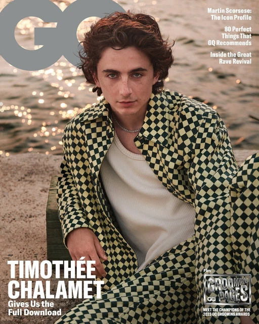BRITISH GQ MAGAZINE November 2023 Timothee Chalamet Collectors Cover #1 ...