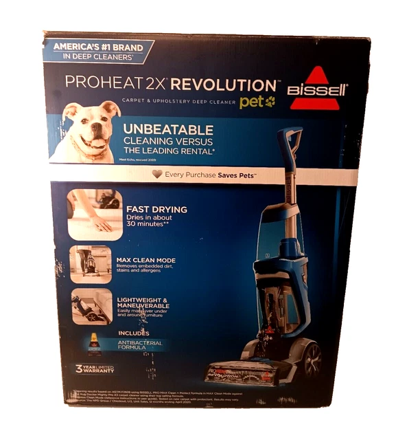 BISSELL® PROHEAT 2X® Revolution® Pet Carpet Cleaner. NIB. FAST SHIPPING ...