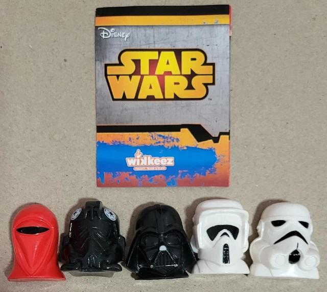 5 X DISNEY STAR WARS WIKKEEZ 2015 ROTJ Vader Royal Guard Scout ...