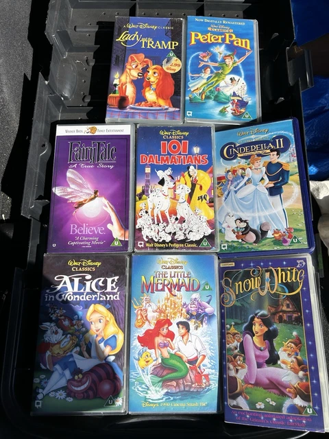 DISNEY VIDEO BUNDLE VHS 8 Videos Classic Vintage £12.91 - PicClick UK