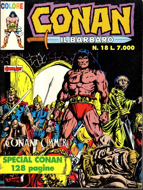 CONAN IL BARBARO n°18 edizione Comic Art a colori EUR 3,50 - PicClick FR