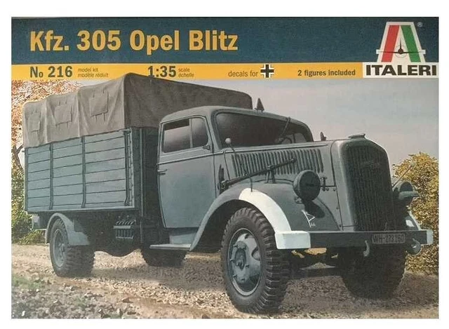 ITALERI 216 OPEL Blitz German WW2 Truck . 1/35 scale Plastic Kit £22.99 ...