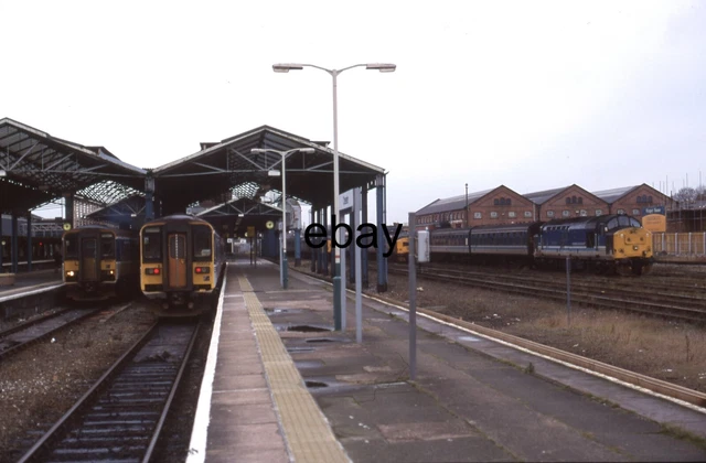 35MM RAILWAY SLIDE-DMU Class 153. 153367 & 153359. Class 37 37421 ...