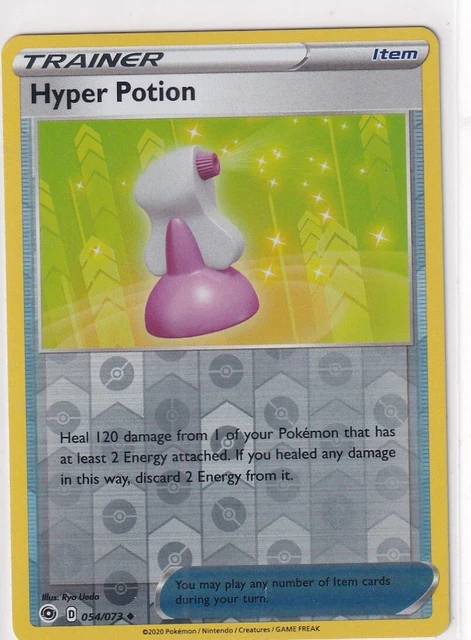 POKEMON MAPPA DISTANZA Des Champs No. 54/73 Hyper Potion Reverse Holo ...